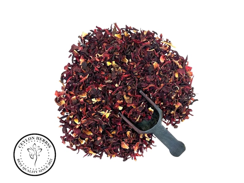 1kg Organic Hibiscus Flowers | Dried Herbs | Sabdariffa Whole Flowers ...