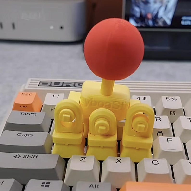 3D Printed Joystick, Mechanical Keyboard Accessory, Gaming Desk Decor ...