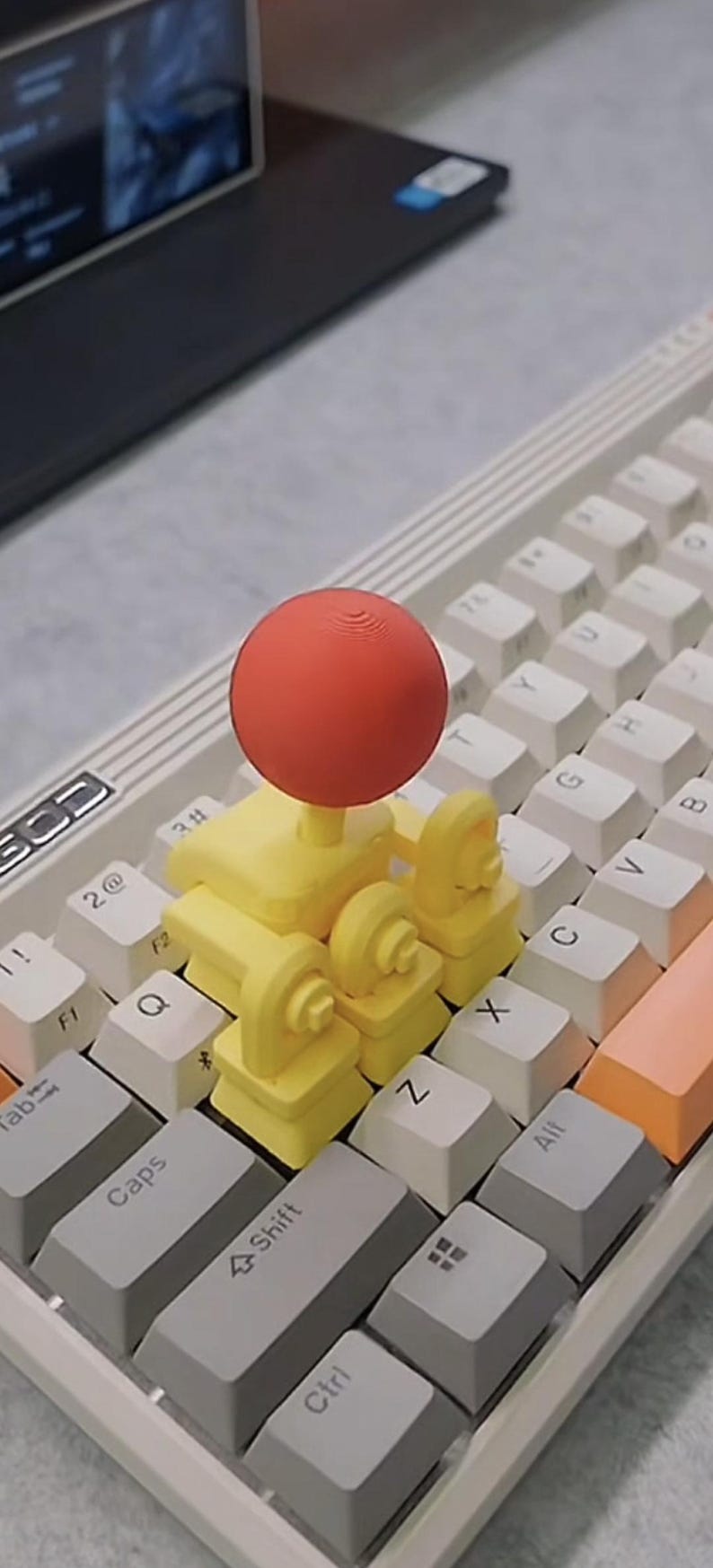 3D Printed Joystick, Mechanical Keyboard Accessory, Gaming Desk Decor ...
