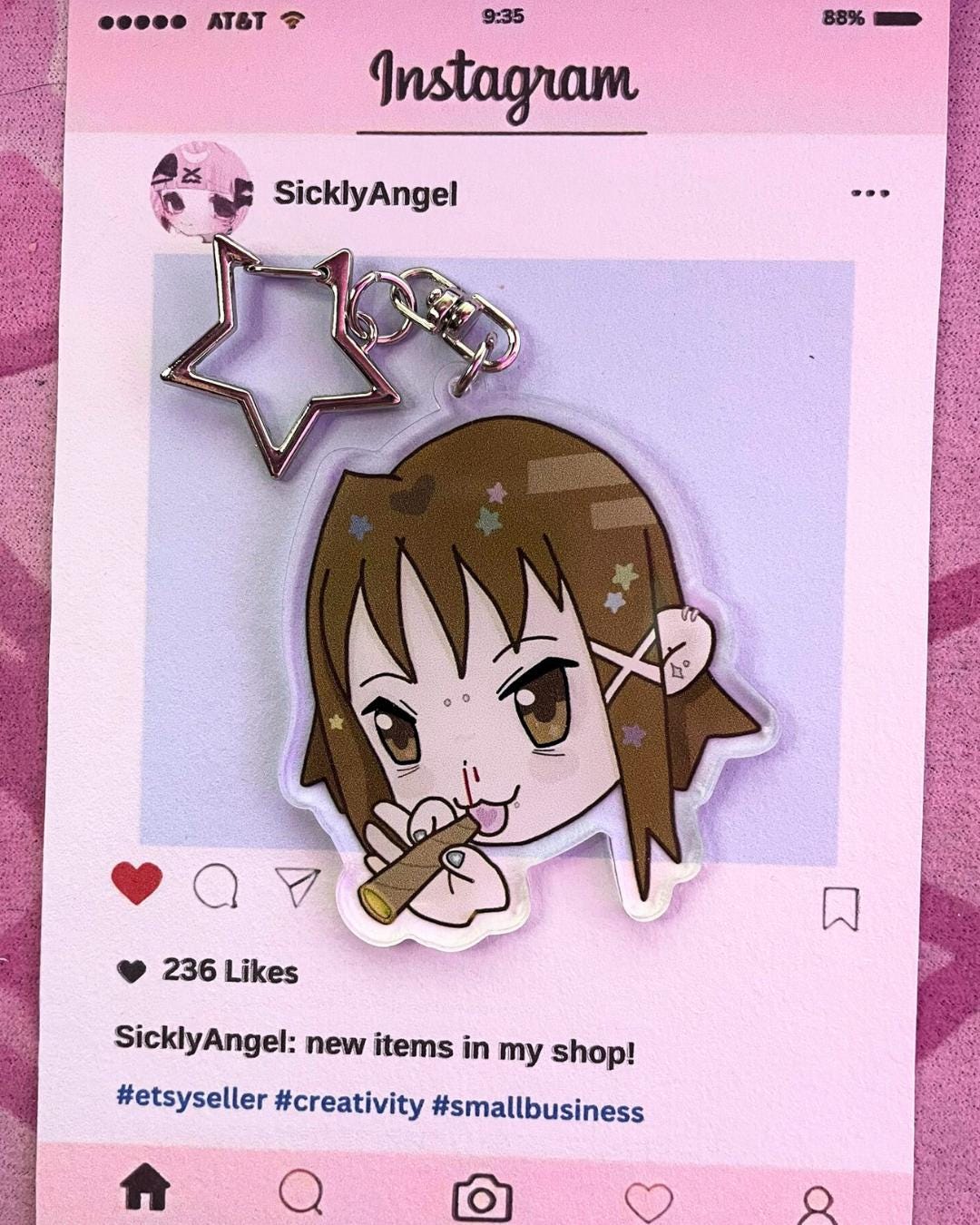 Serial Experiments Lain | Acrylic Keychain | Lain Iwakura | Anime Charm ...