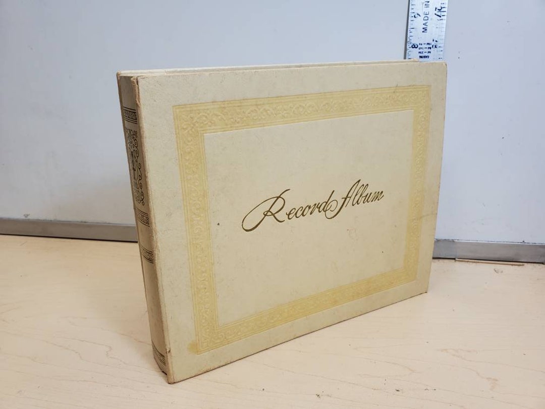 Mid-century 45 RPM Record Storage Album. Free Shipping - Etsy