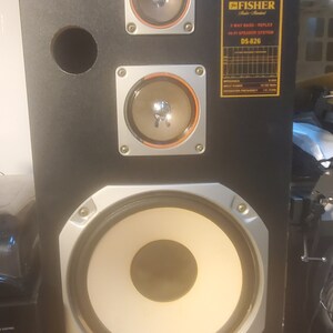 Fisher 3 Way Bass Reflex Hi-fi Speaker System DS-826. Watch Video Demo. READ Free Shipping - Etsy