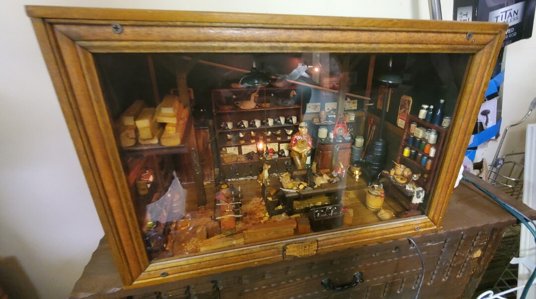 Hand Carved "chesapeake Bay Decoy Carver's Shop" by Keith Littlejohn ...