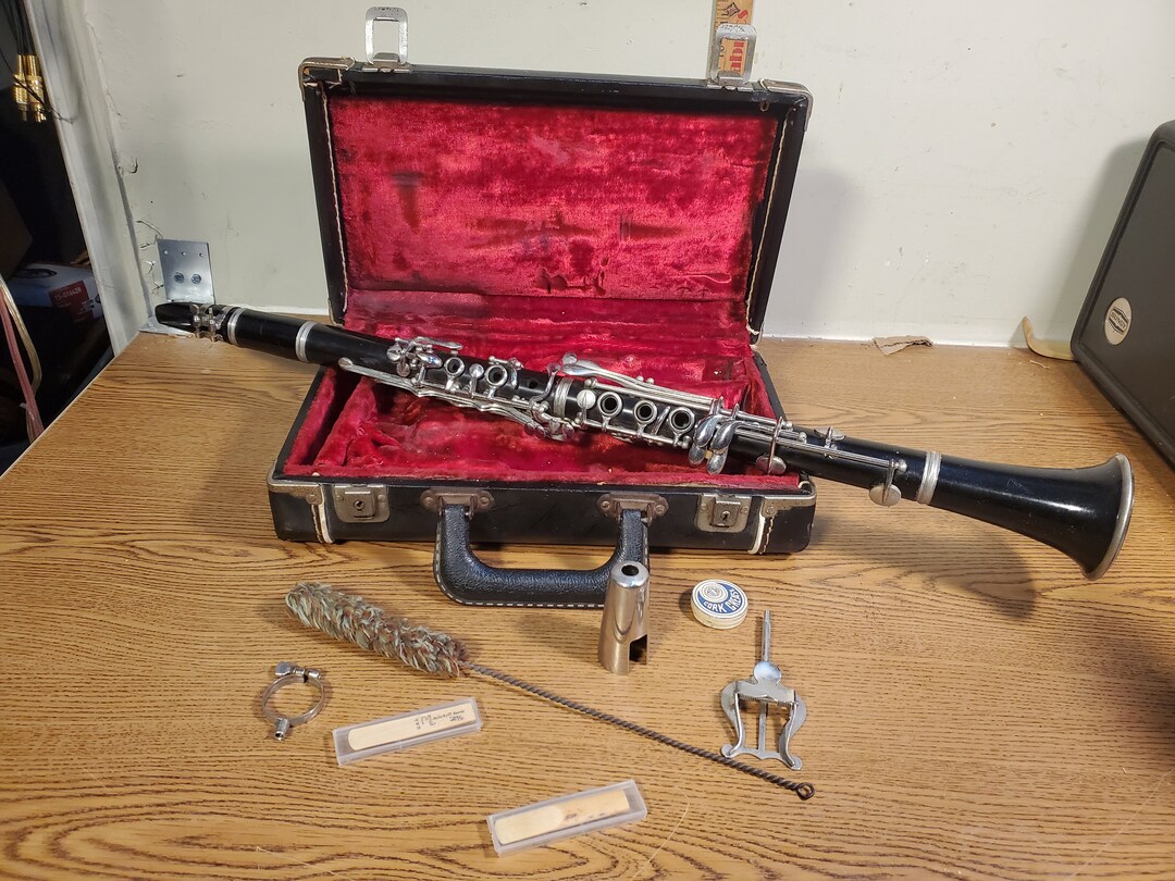 Vintage Martin Freres Made in Paris Clarinet Kit. Free Shipping - Etsy