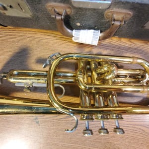 Selmer USA Bundy Cornet With Case. Watch Video Demo. Free Shipping - Etsy