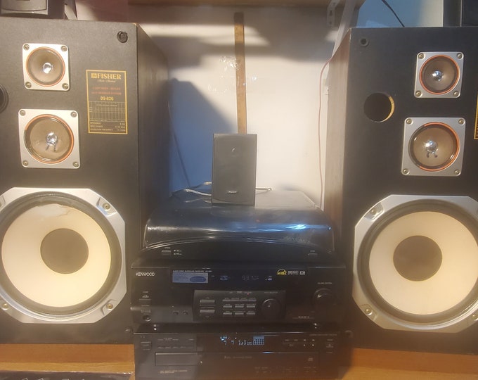 Fisher 3 Way Bass - Reflex Hi-fi Speaker System DS-826. Watch Video Demo. READ! Free Shipping - Etsy