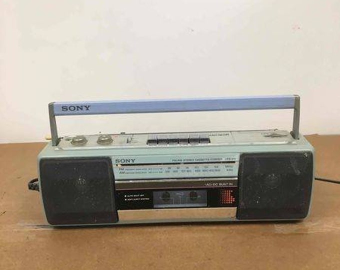 Vintage Sony Am/fm Stereo Cassette-corder CFS-210. Free Shipping - Etsy