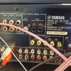 Yamaha RX-V396 5.0 Channel Home Theater Receiver. Watch Video Demo ...