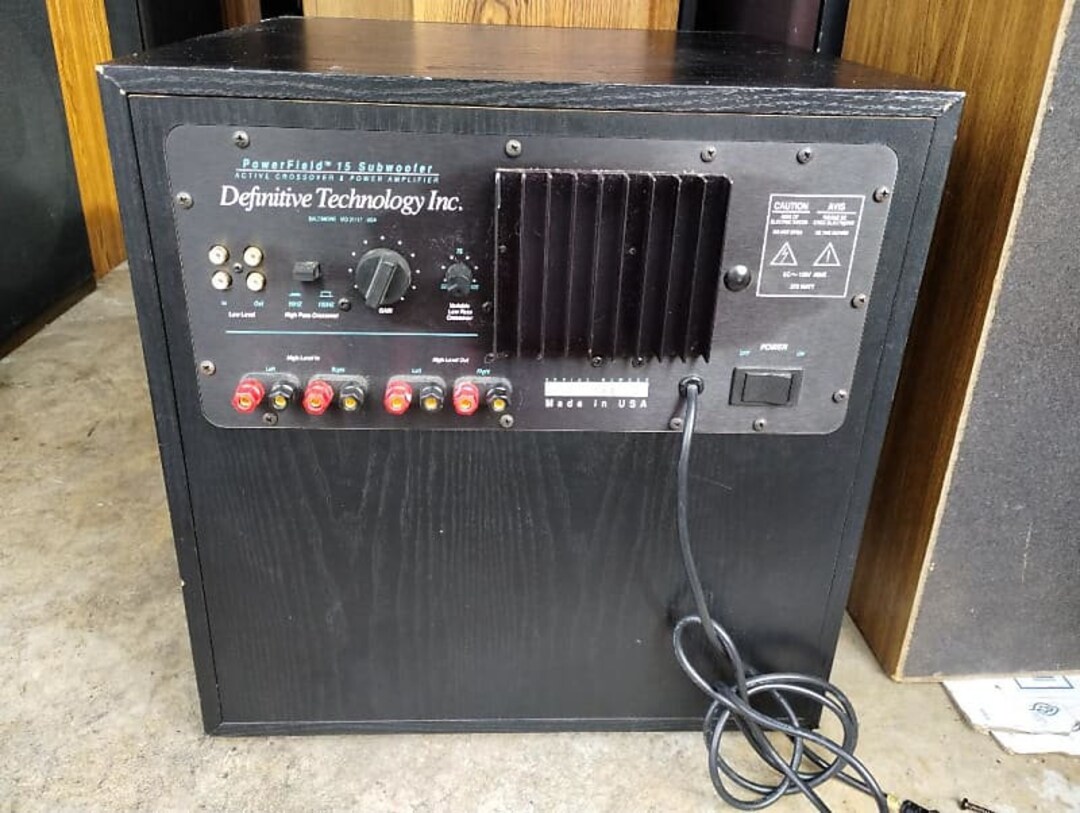 Definitive Technology Powerfield 15 Powered Sub Subwoofer 425 Watts ...