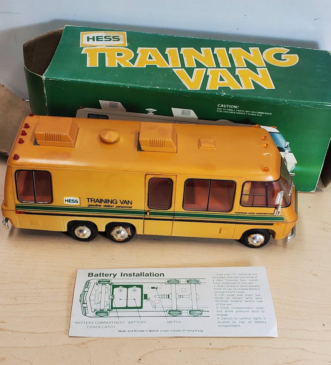 1974 Hess Training Van Winnevago in Original Box. Free - Etsy