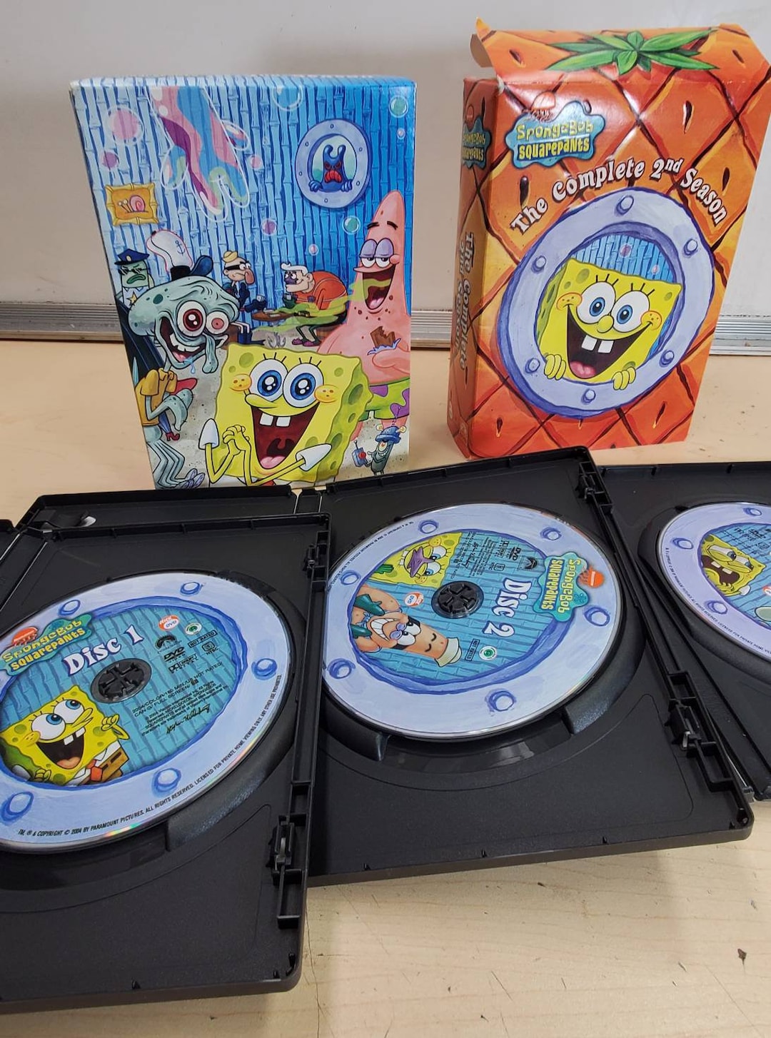 Spongebob Squarepants Complete 2nd Season Dvds. Free Shipping - Etsy