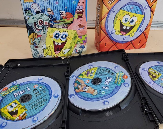 Spongebob Squarepants Complete 2nd Season Dvds. Free Shipping - Etsy