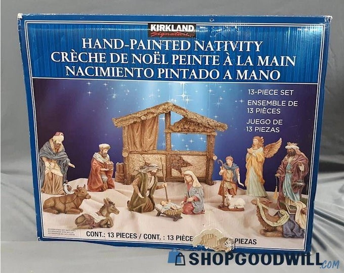 Kirkland Signature 13 Piece Nativity Set in New Condition in Original ...