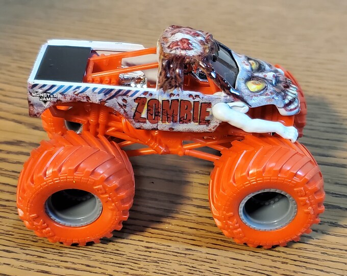 Zombie Hot Wheels Die Cast Monster Truck. Free Shipping - Etsy