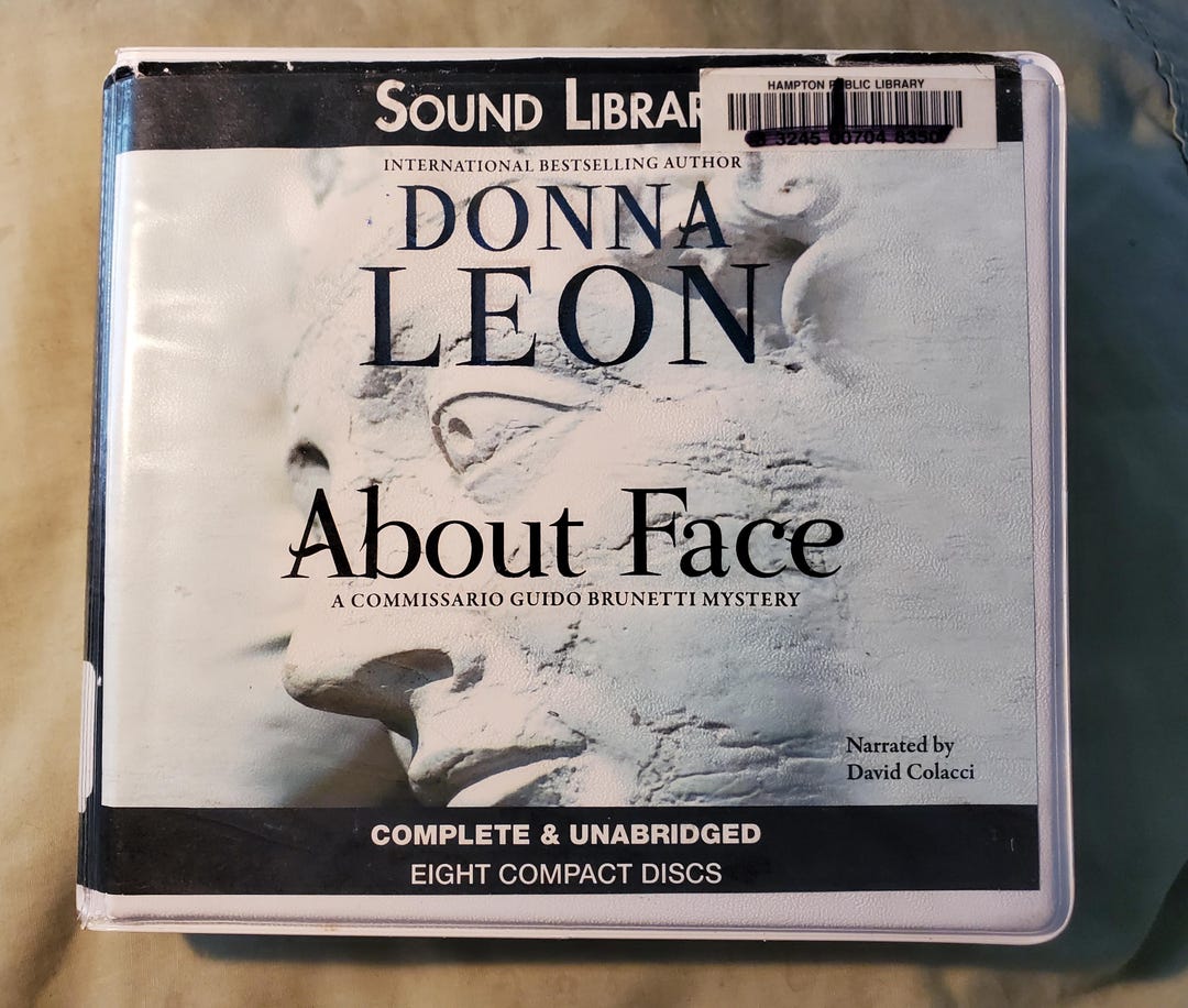 About Face by Donna Leon Read by David Colacci Audio Book on Cds . VG+ ...