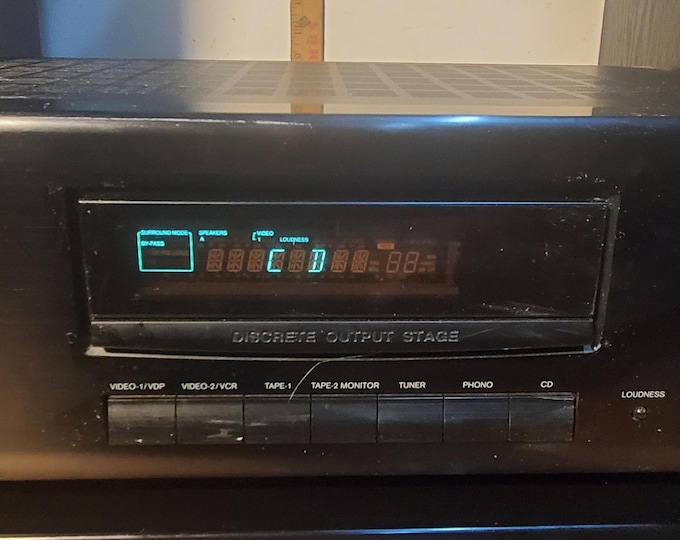 Onkyo A-SV210 100w/channel A/V Control Amplifier Dolby Surround Pro ...
