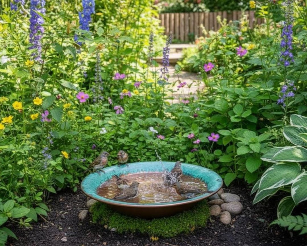 Handmade Copper Bird Bath – Elegant Garden Accent With Rustic Charm ...