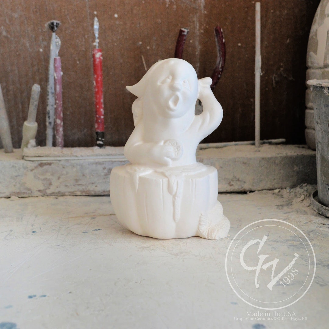 Ready to Paint - Bath Time Ghost - Ceramichrome C-1100 - Etsy