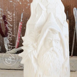Ready to Paint -carved Santa Scene - Kimple 2134 RARE - Etsy