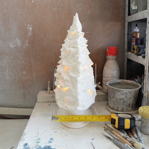 Ready to Paint - NEW Holly Christmas Tree 1 - Clay Magic 4357 - Etsy