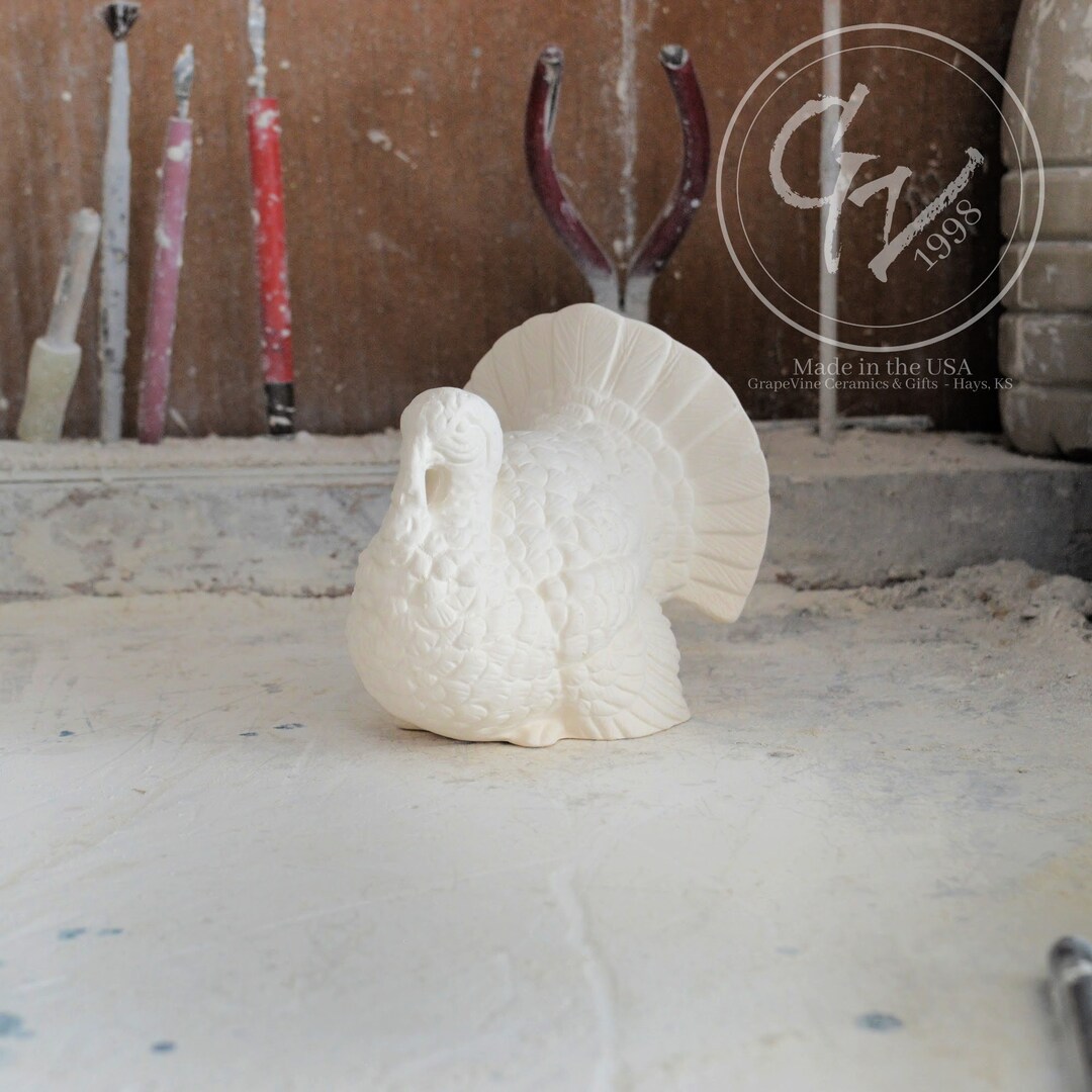 Ready to Paint Bisque - Turkey - Riverview Molds 266 - Etsy