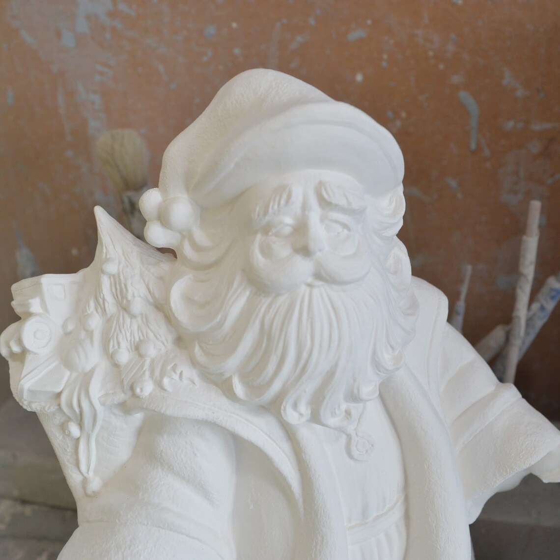 Ready to Paint Renaissance Santa With Puppets Gare 1567 - Etsy