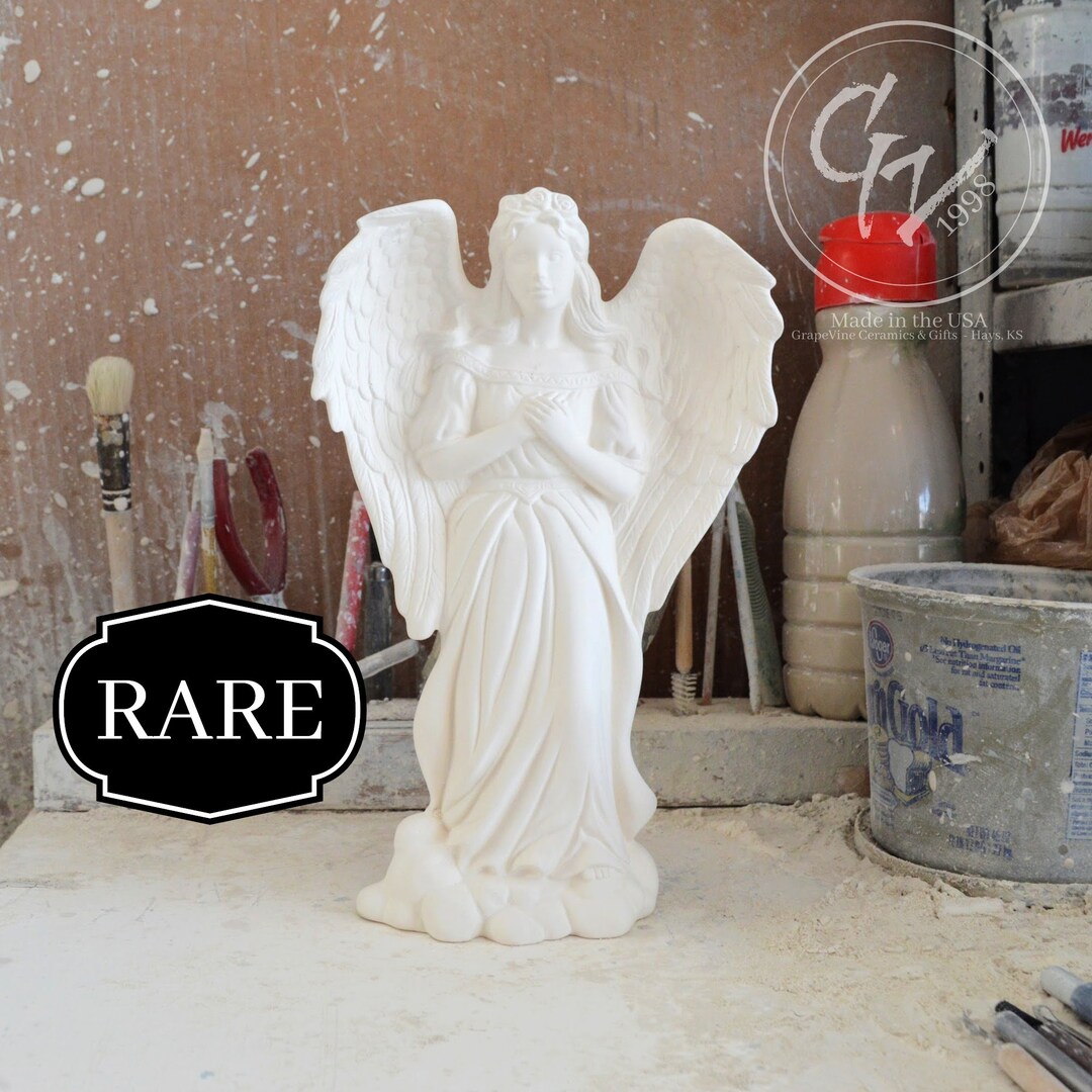 Ready to Paint RARE Standing Angel Kimple 3043 - Etsy