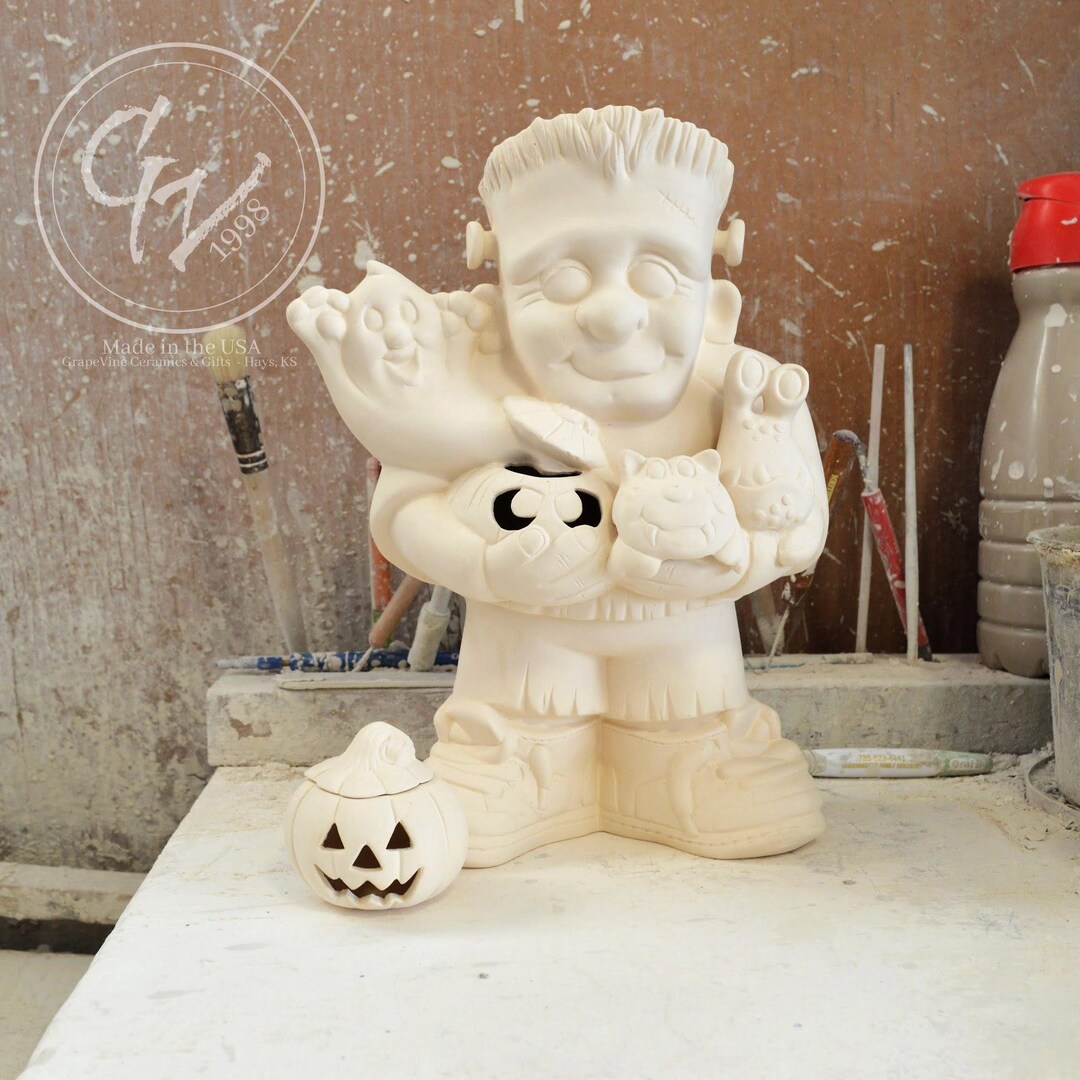 Ready to Paint - Frankie Junior - Clay Magic 837 838 - Etsy