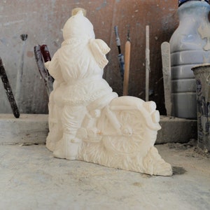Ready to Paint - Motorcycle Santa - Nowells 2028 - Etsy