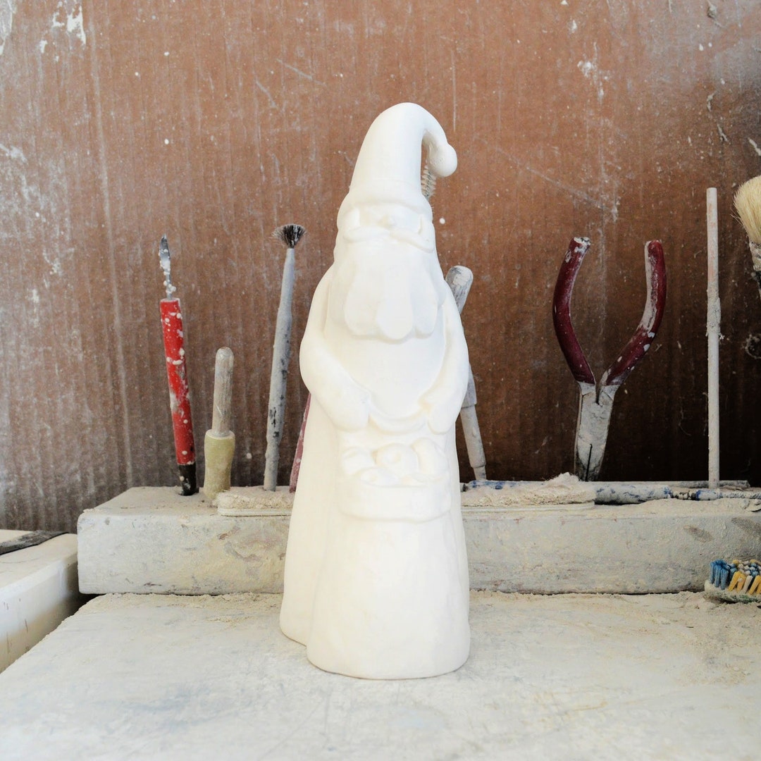 Ready to Paint - Clay Built Santa - Ceramichrome C2244 - Etsy