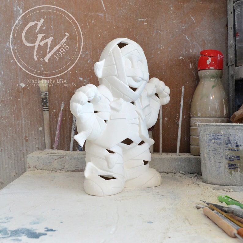 Ready to Paint - Mummy Junior - Clay Magic 843 - Etsy