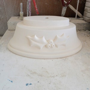 Ready to Paint - NEW Holly Christmas Tree 1 - Clay Magic 4357 - Etsy