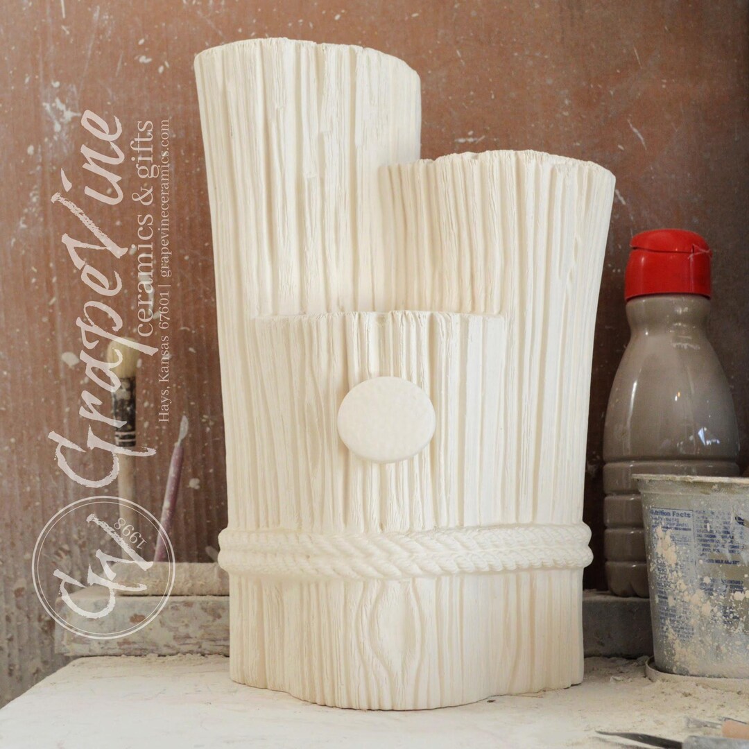 Ready to Paint - Triple Wood Post and Signs - Clay Magic 2743 2758 - Etsy