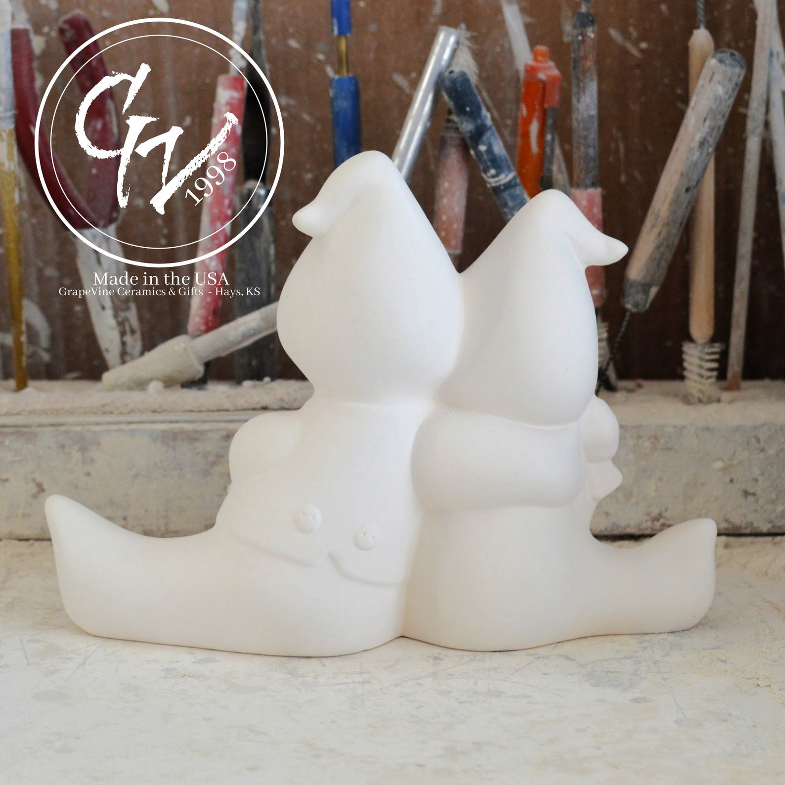 Ready to Paint - Cuddle Ghost With Pumpkin - Clay Magic 1371 - Etsy