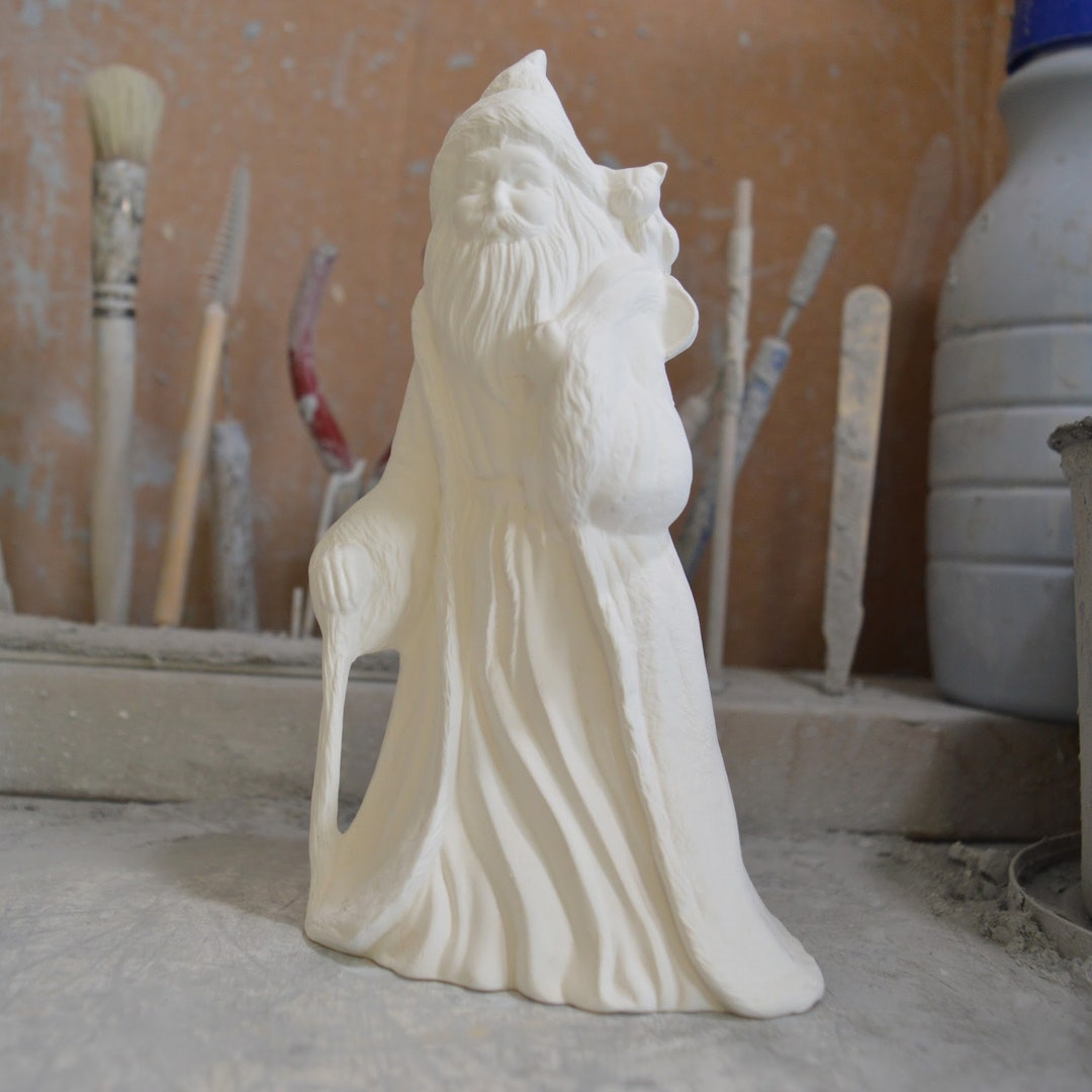 Ready to Paint - Small Old World French Santa - Kimple 1801 - Etsy