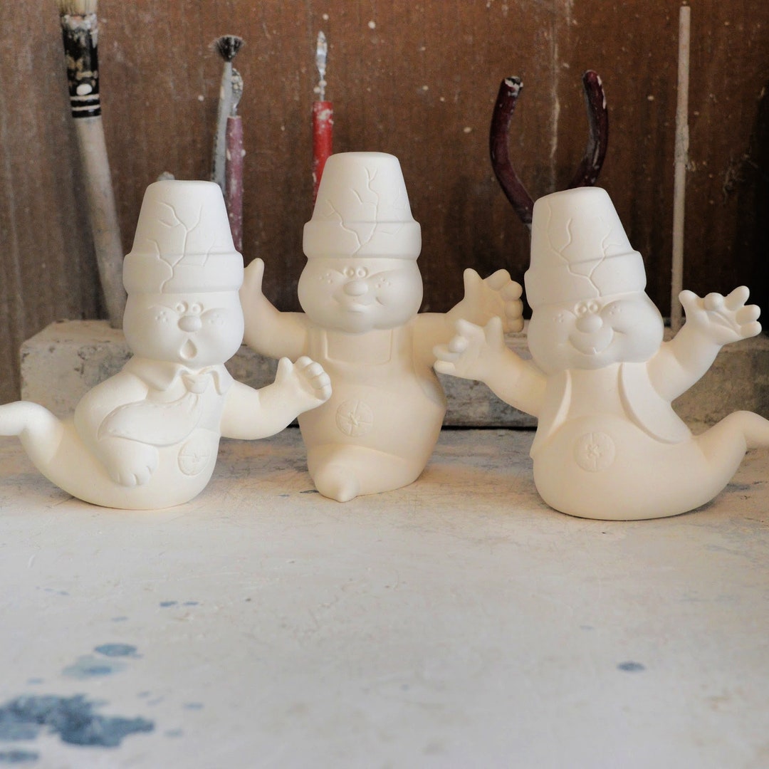 Ready to Paint - Cracked Pot Ghosts - Donas D-1569 - Etsy
