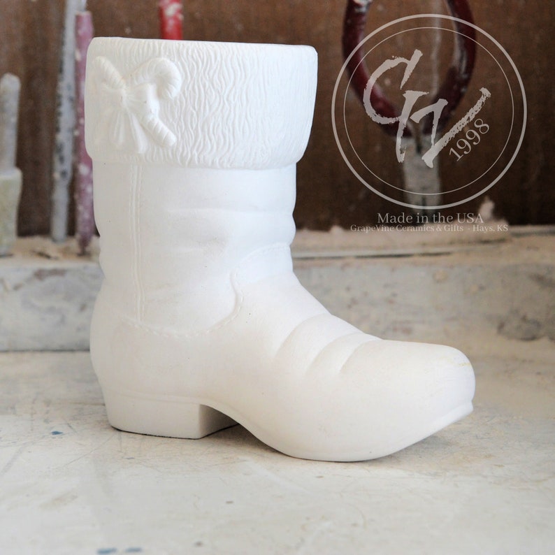 Ready to Paint - Christmas Boot - Duncan DM-157A - Etsy