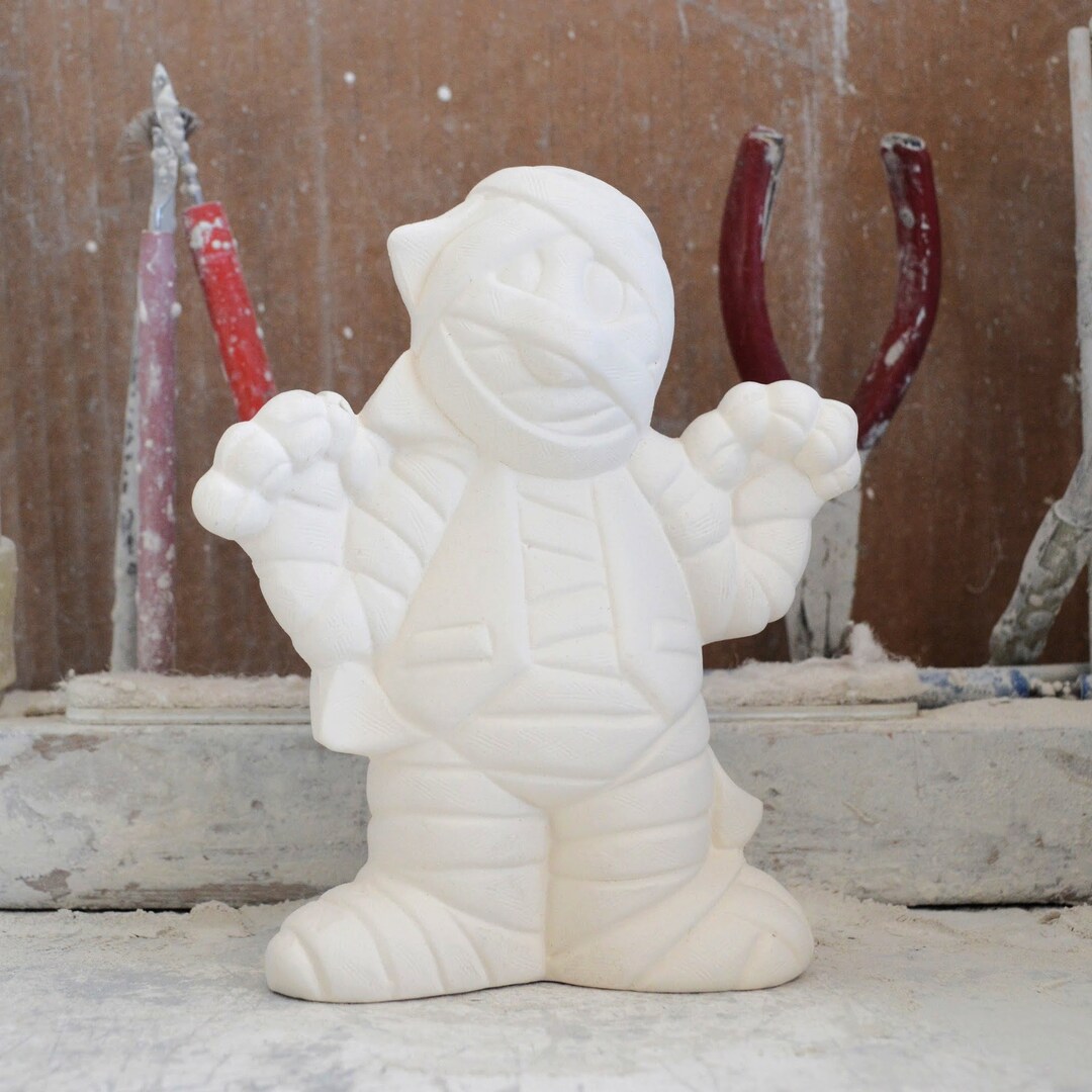 Ready to Paint - Gangbuster Mummy - Clay Magic 3352 - Etsy