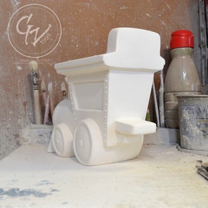 Ready to Paint - Choo Choo Train - Clay Magic - Etsy