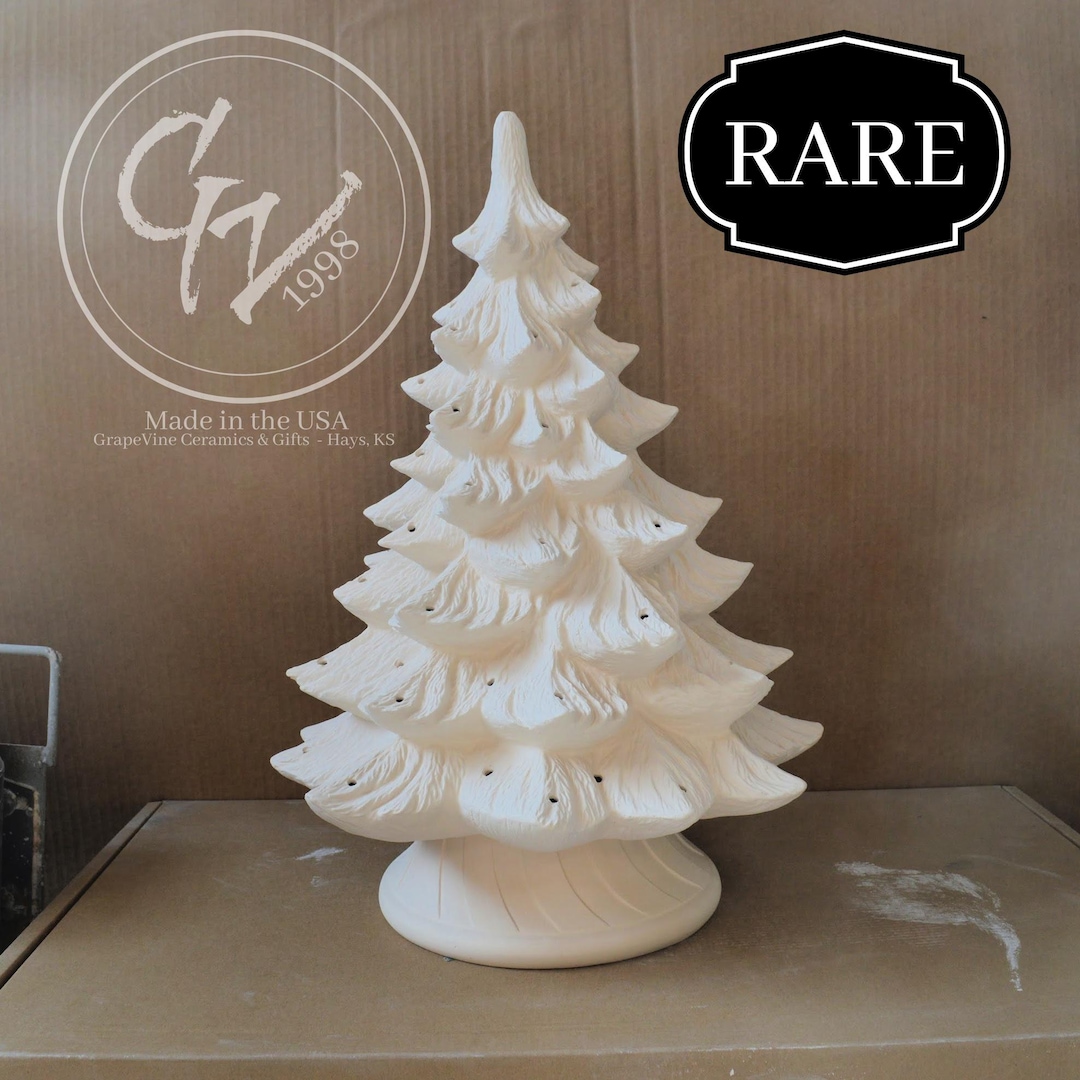 Ready to Paint - Large 18-inch Christmas Tree - Gare 777 Gare 778 - Etsy