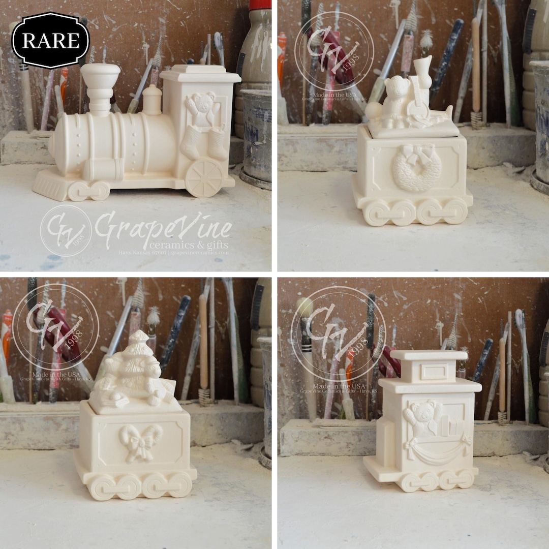Ready to Paint - Christmas Express Train - Duncan DM-634 - Etsy