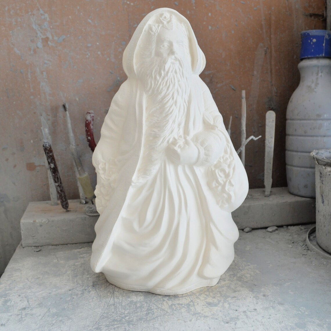 Ready to Paint -fantasy Santa - Kimple 1790 - Etsy