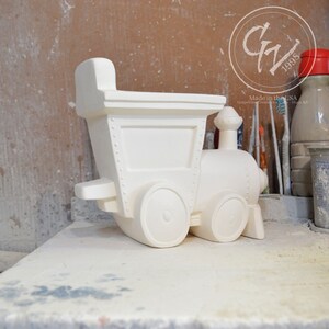 Ready to Paint - Choo Choo Train - Clay Magic - Etsy