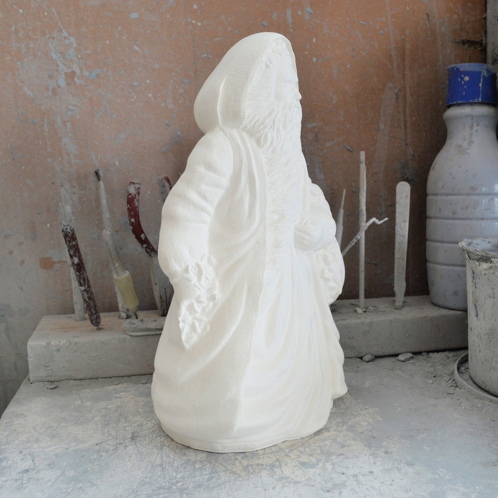 Ready to Paint -fantasy Santa - Kimple 1790 - Etsy