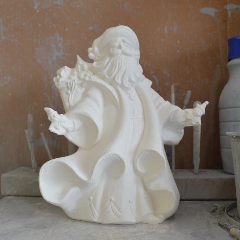 Ready to Paint - Renaissance Santa With Puppets - Gare 1567 - Etsy