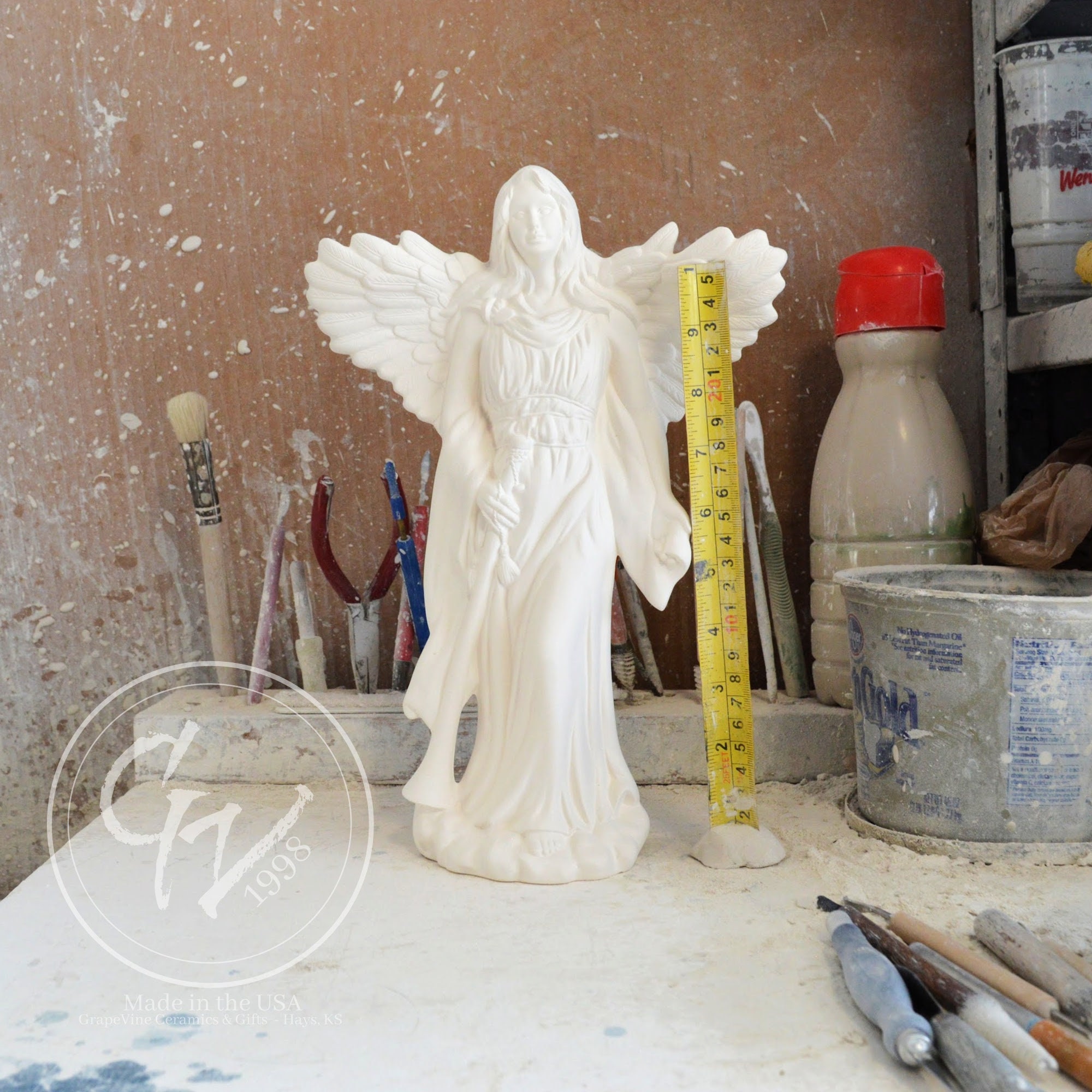 Ready to Paint - Female Millennium Angel- Kimple 3111 - Etsy
