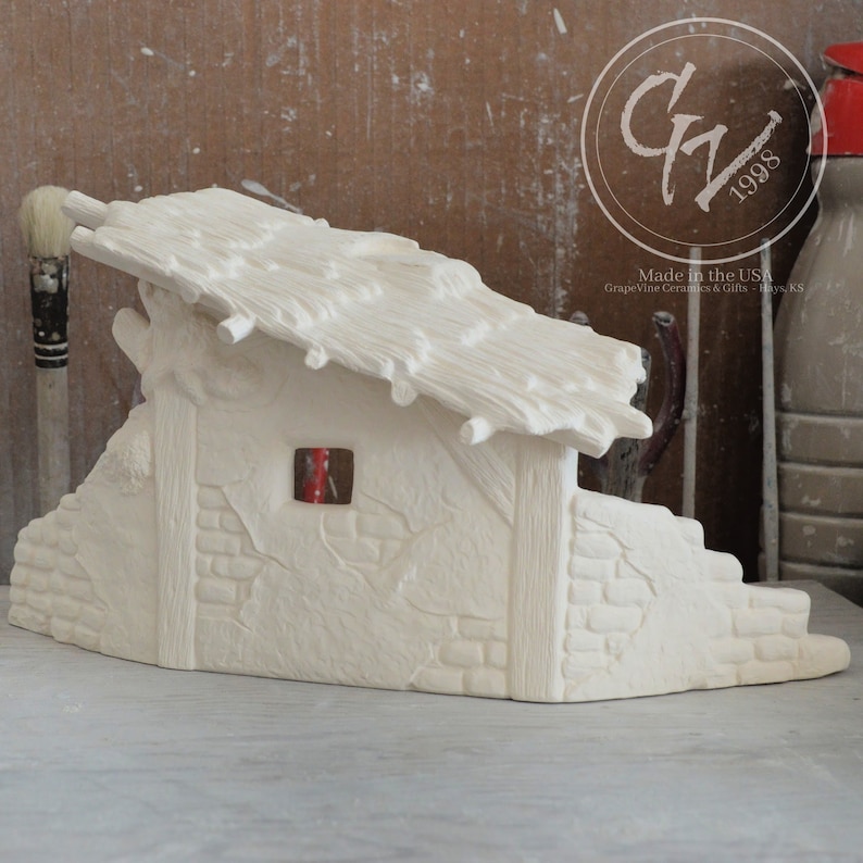 Ready to Paint - Creche Stable - Riverview 554 - Etsy