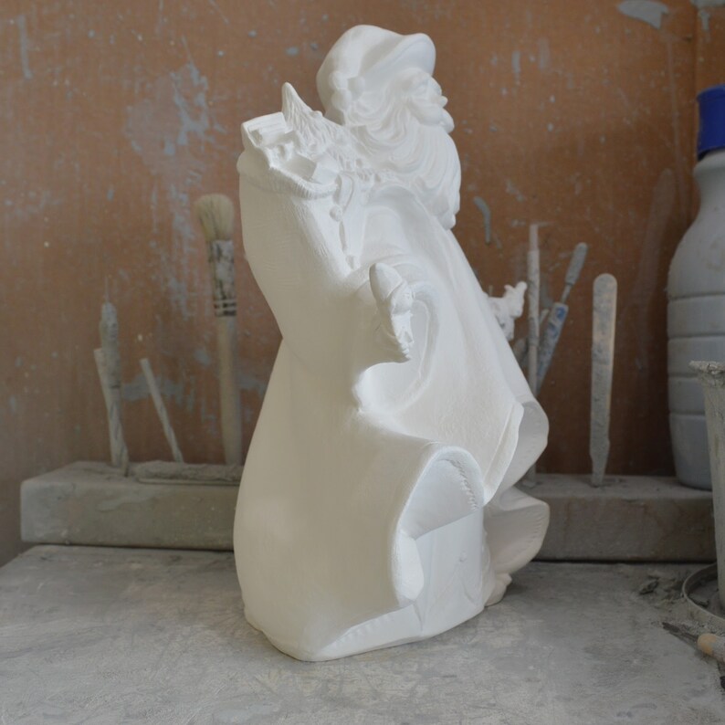 Ready to Paint - Renaissance Santa With Puppets - Gare 1567 - Etsy