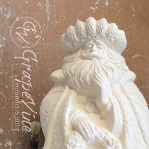 Ready to Paint - *RARE* Large 15-inch Renaissance Santa With Wreath ...