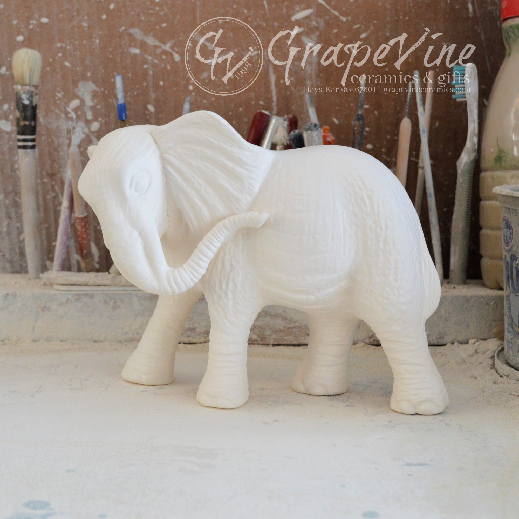 Ready to Paint - Mama Elephant - Mikes Molds 273 - Etsy
